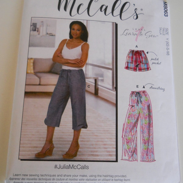 Capri Pants Pattern - Etsy