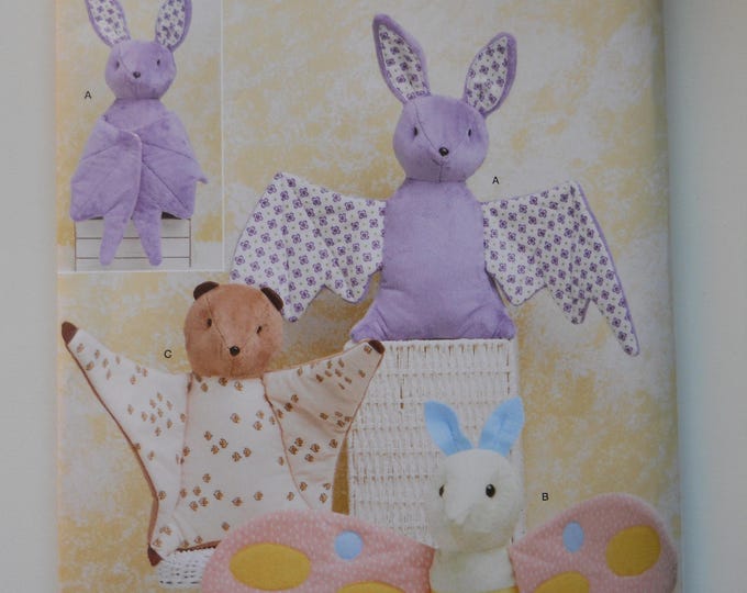 Easy 12" Plush Flying Critters Simplicity S9940, New Sewing Pattern ...