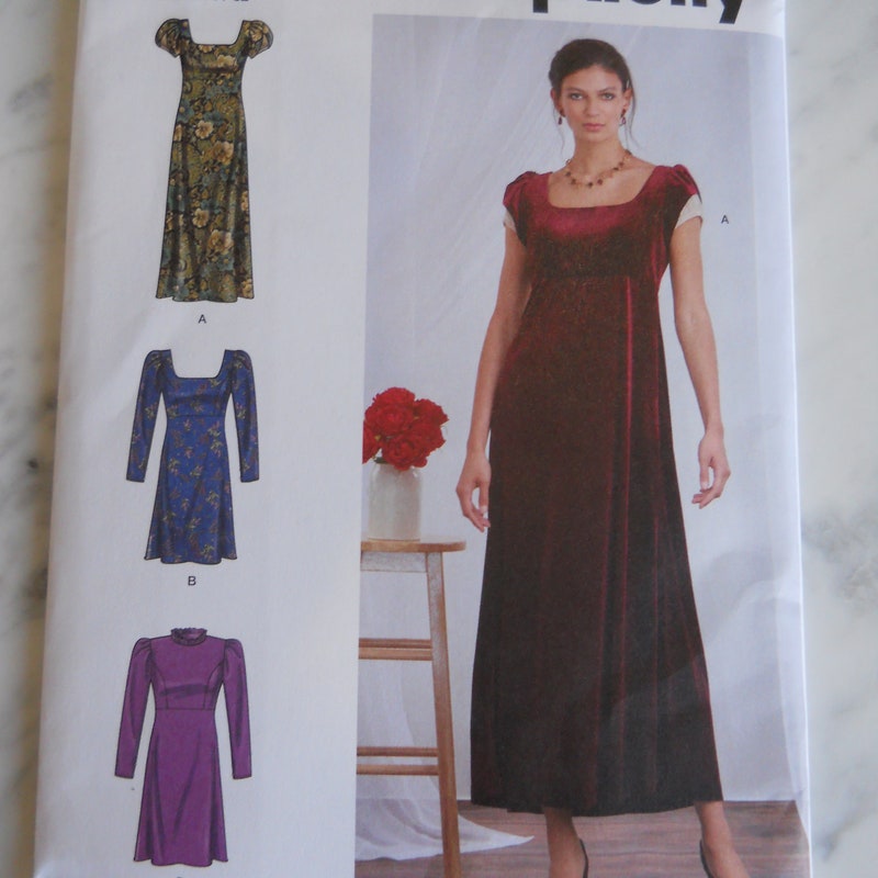 Empire Waist Dress Patterns - Etsy