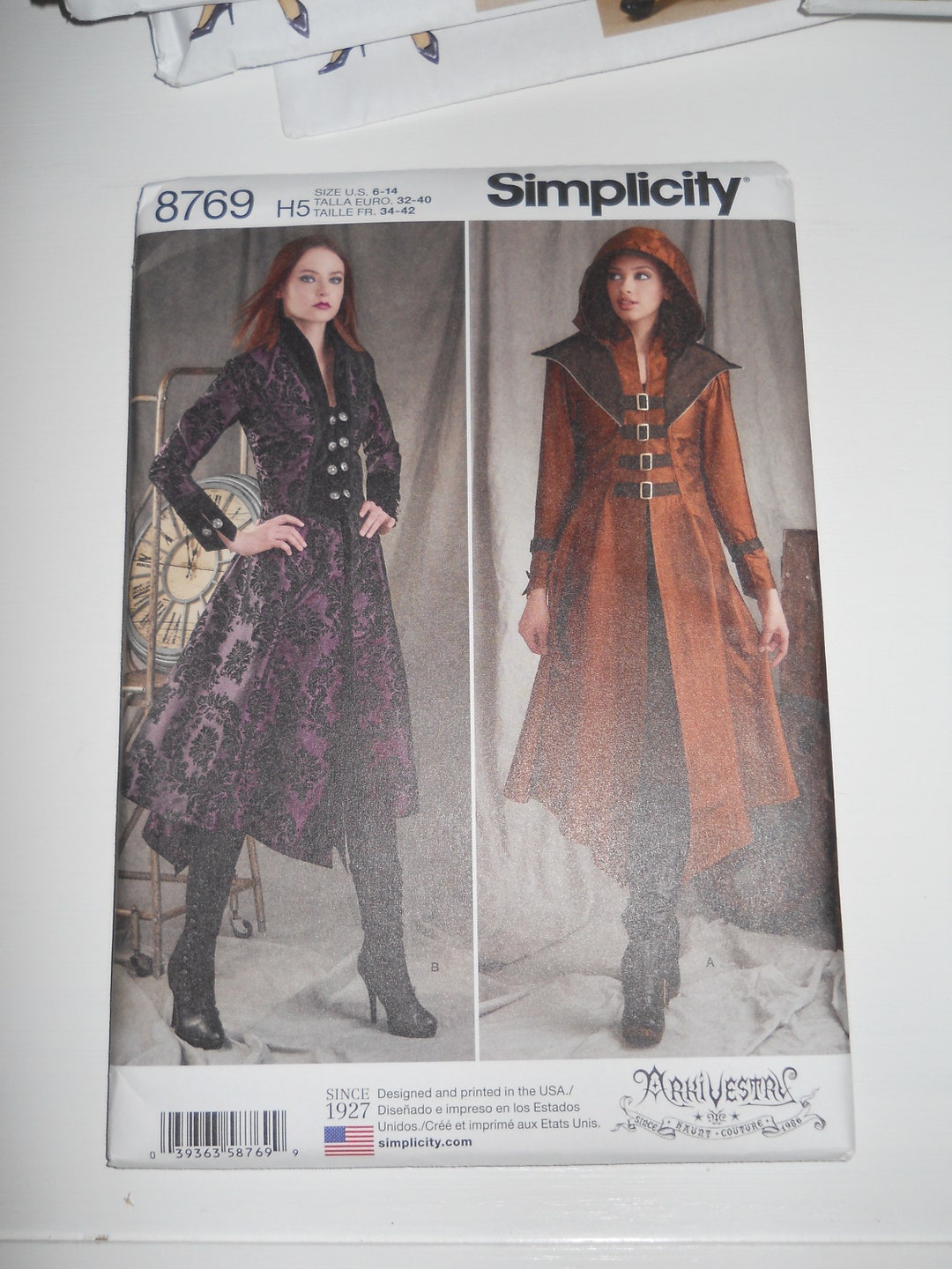Arkivestry Couture Steam Punk Misses Jacket Simplicity 8769 H5 (6-14 ...