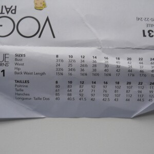 Re-print of 1957 Ball Gown Vogue V1931 B5 (8-16) or F5 (16-24) New ...