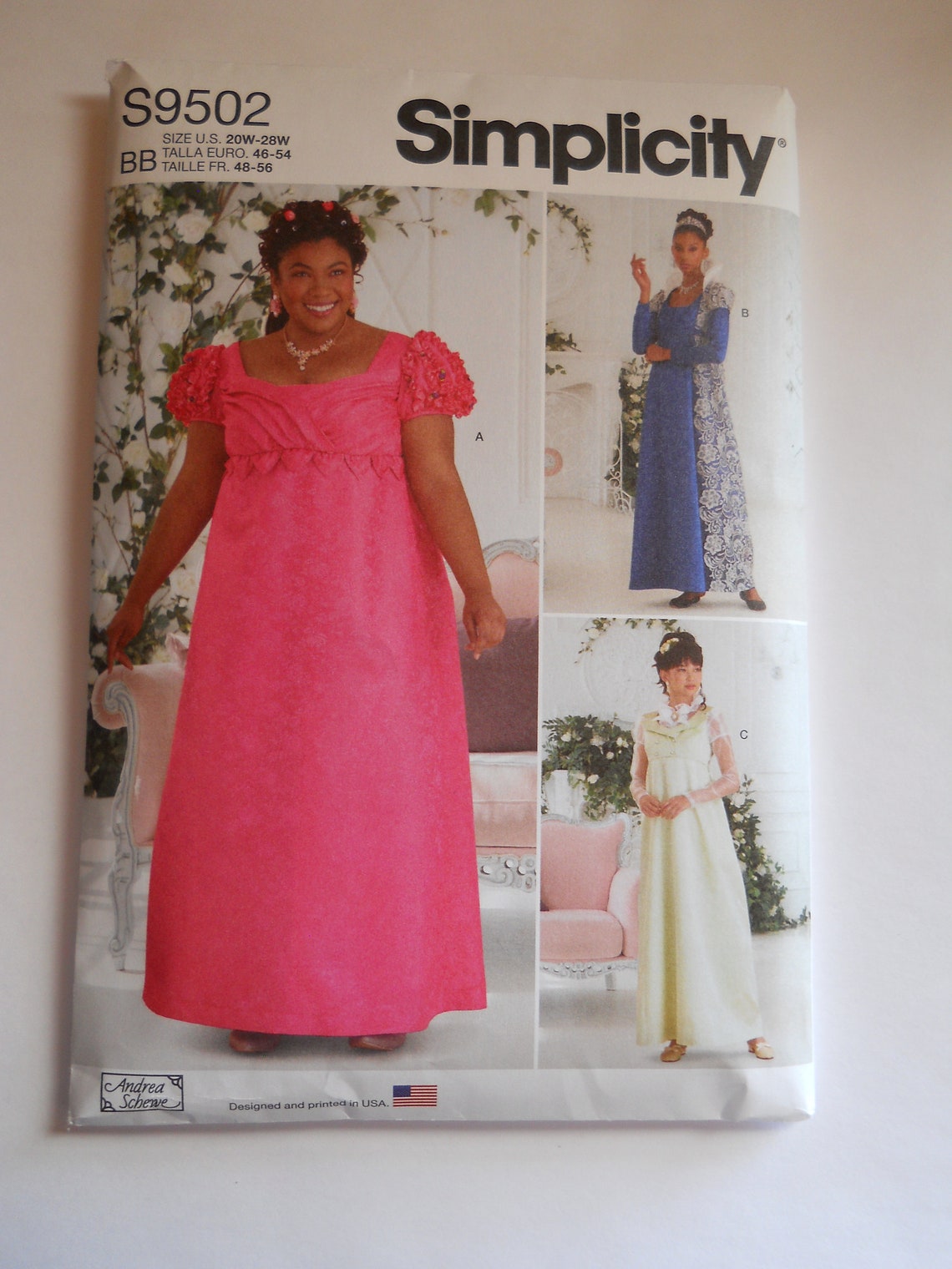 2022 Formal Costume Gown Simplicity S9502 AA 10-18 OR Plus | Etsy