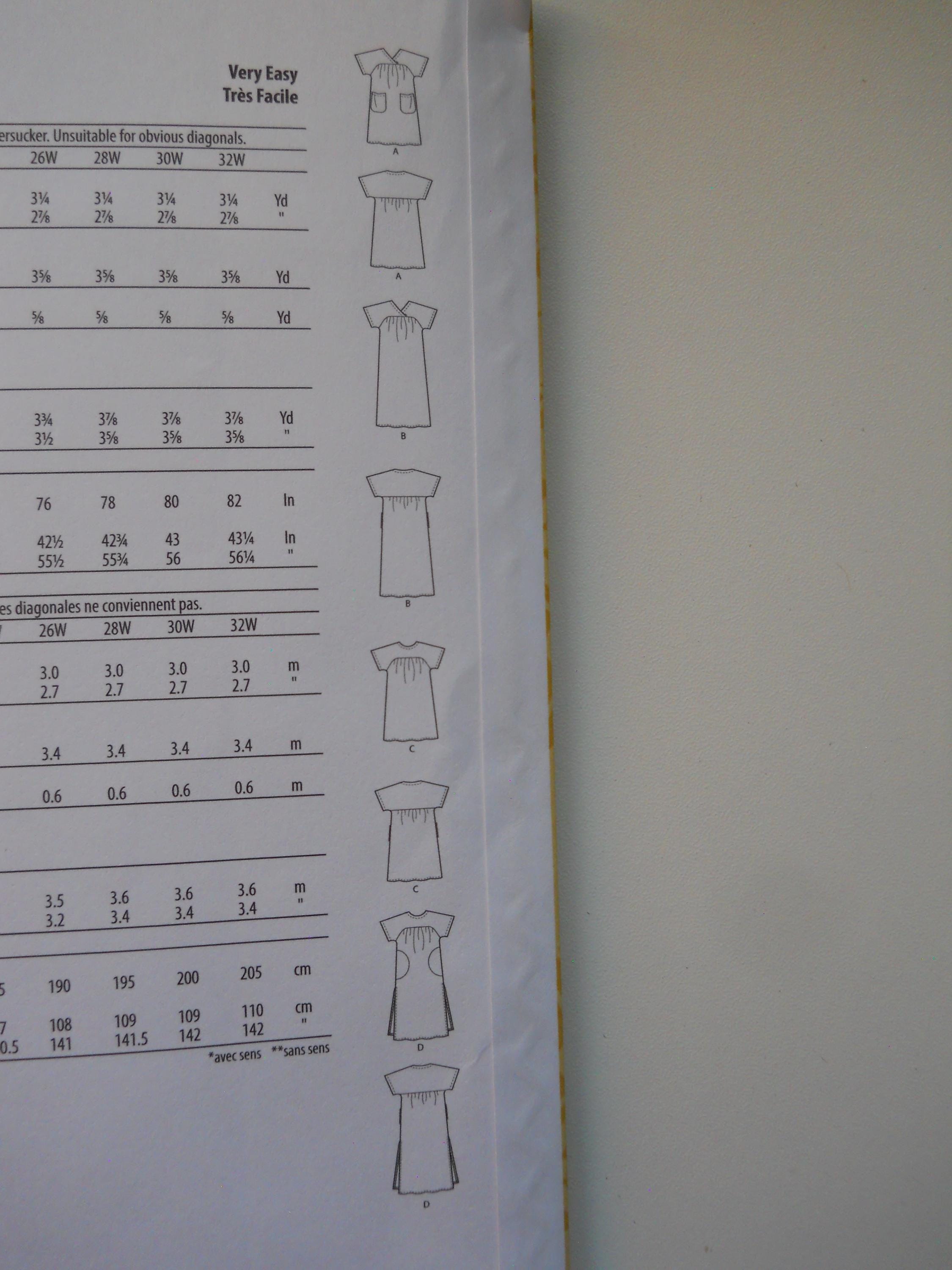 Plus, Very Easy Caftan Butterick B6755 RR (18W-20W-22W-24W) New Sewing ...