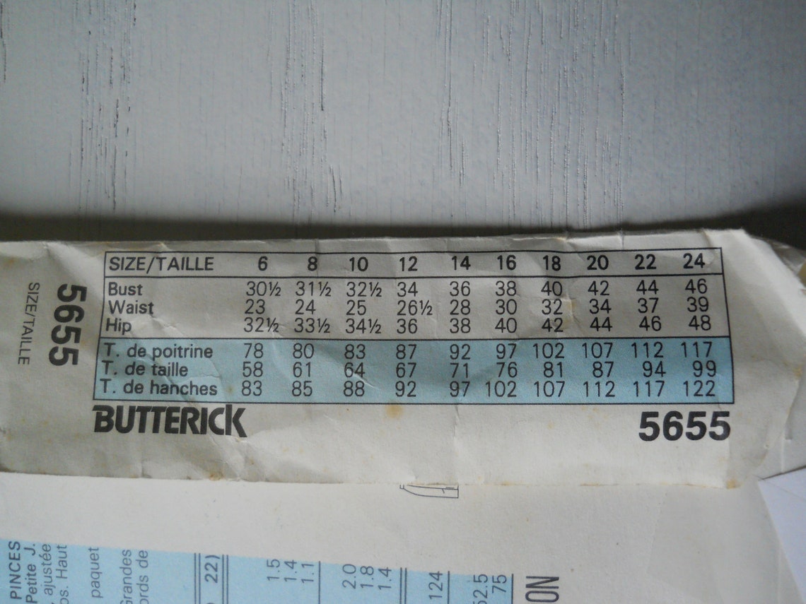 Easy Petite-friendly Straight Skirt Butterick 5655 12-14-16 | Etsy