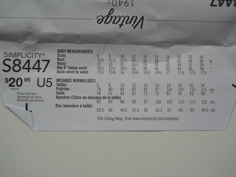 1940's Reprint Overalls Shirt Pants Simplicity S8447 H5 - Etsy