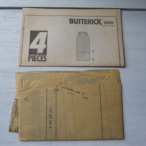 Easy Petite-friendly Straight Skirt Butterick 5655 12-14-16 Sewing ...