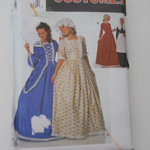 Pilgrim, Colonial Era Costume Simplicity 9713 U 16, 18, 20 Uncut Sewing ...