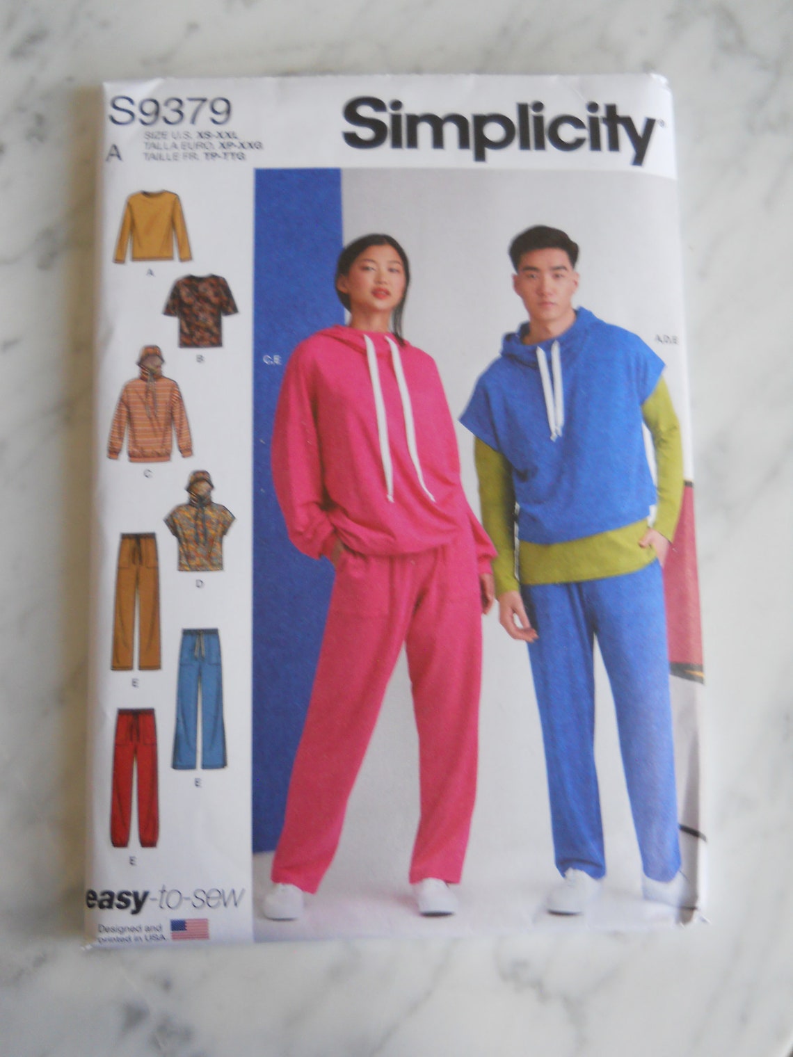 Easy Unisex Athleisure Wear Simplicity S9379 A XS XXL Fall - Etsy