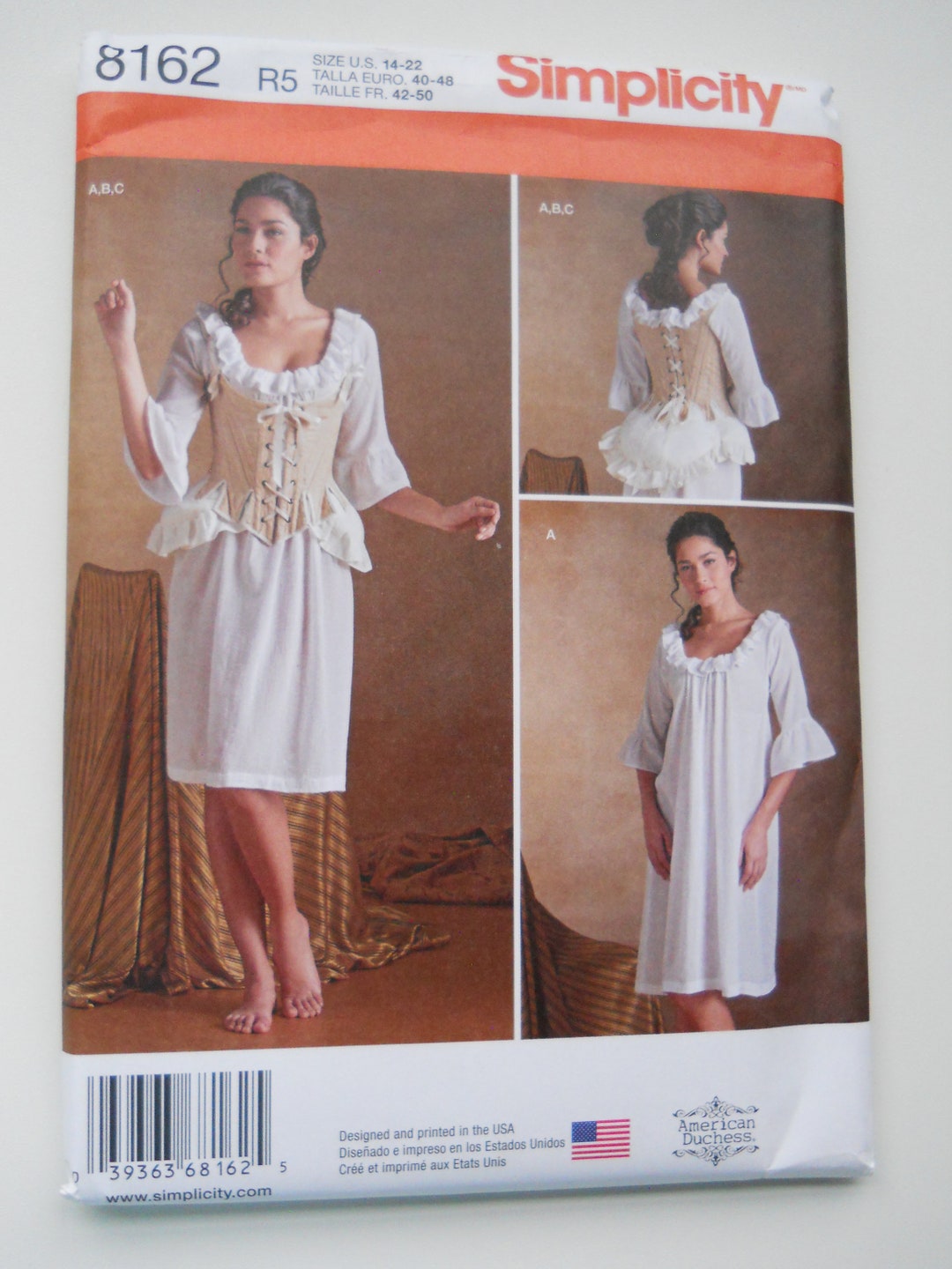 Historic Undergarments by American Duchess Simplicity 8162 H5 (6-14) OR ...
