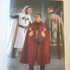 Easy Unisex Cosplay Capes & Tabards Simplicity 8771 R11596 Sewing ...