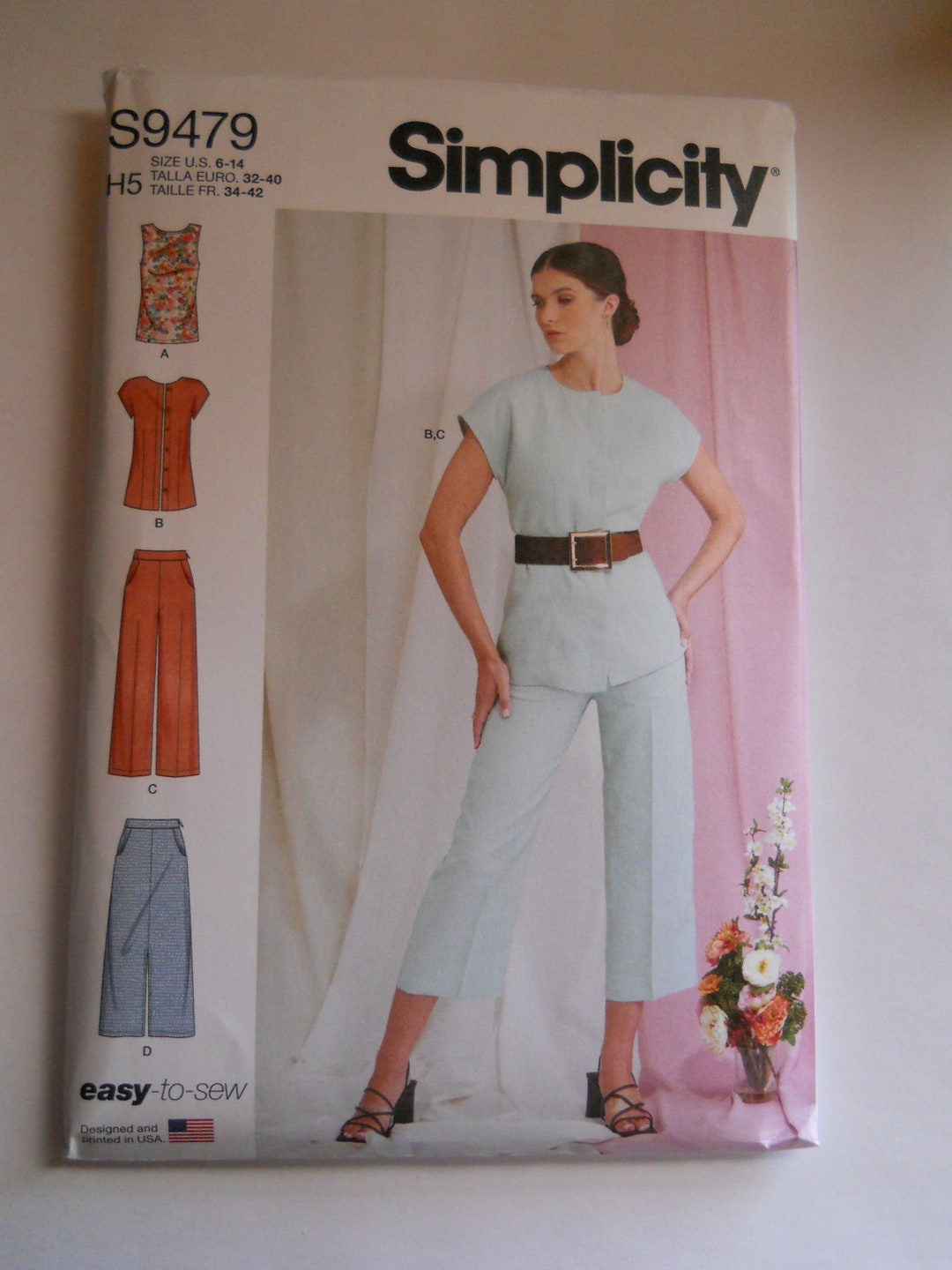 2022 Capsule Wardrobe Simplicity S9479 H5 (6-14) OR Plus U5 (16-24 ...