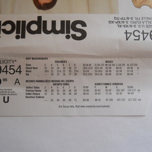 2021 Mommy and Me Simplicity S9454 A (child 3-8/misses XS-XL) Sewing ...