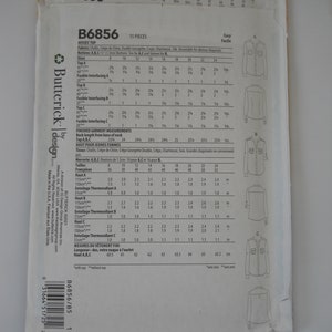 Classy Blouse Butterick B6856 Sewing Pattern B5 (8-10-12-14-16) OR Plus ...