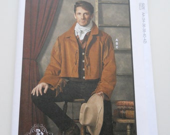 2022 Men's Long Costume Coat Simplicity S9630 R11602 AA (34-42) or BB ...