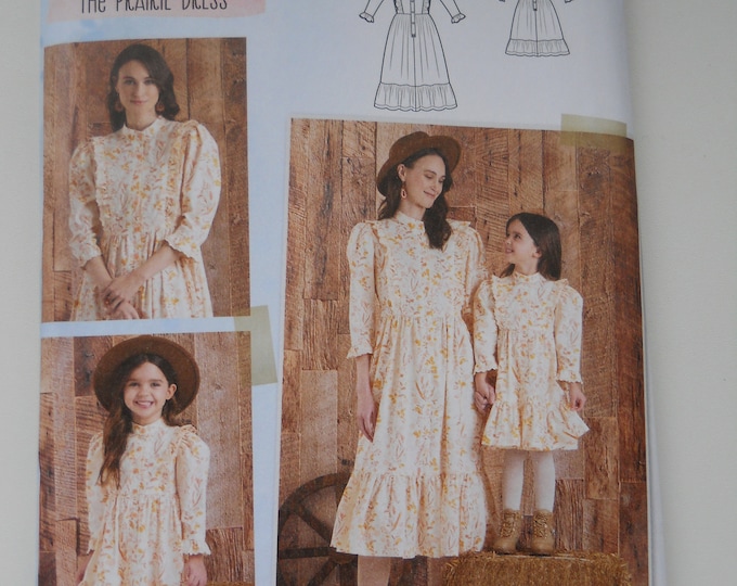 Mother Daughter Doll Dress, Jumpsuit Simplicity 8146 A (child 3-8/misses XS-XL) New Sewing ...