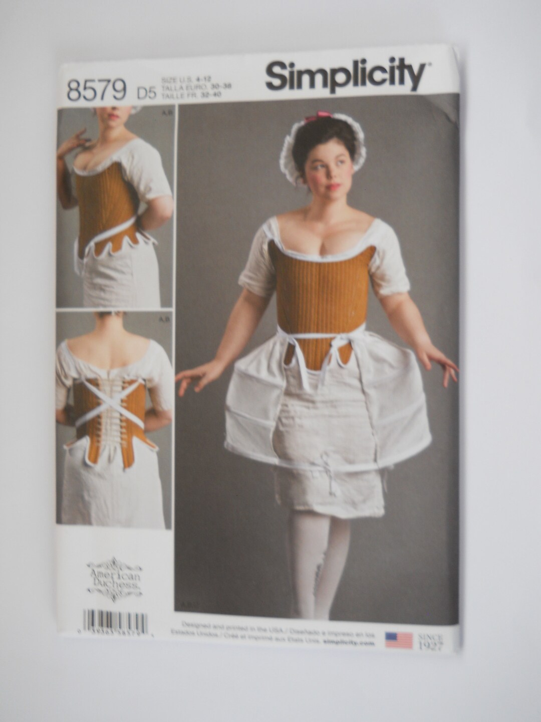 Historic Costume Cosplay Undergarments Simplicity 8579 D5 (4-12) OR R5 ...