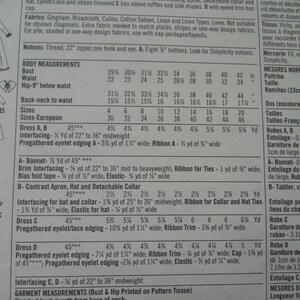 Pilgrim, Colonial Era Costume Simplicity 9713 U 16, 18, 20 Uncut Sewing ...