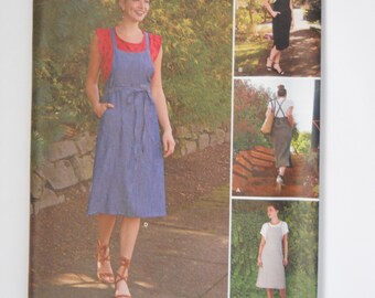 Apron Wrap Dress Pattern - Etsy