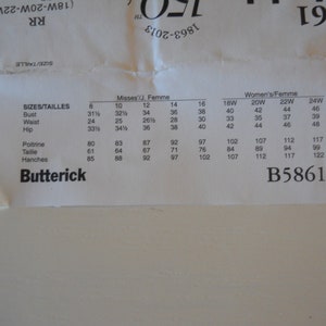 Butterick B5861 Sewing Pattern Plus Peasant Blouse B5 (8-10-12-14-16 ...