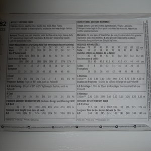 Dramatic Zipper Cosplay Long Coat Simplicity 8482 H5 (6-14) or R5 (14 ...