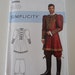 Men's Renaissance King, Prince, Royalty Simplicity S9095 AA (34-42) or ...