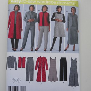 Easy Capsule Wardrobe Simplicity 4789 BB 20W-28W New Sewing Pattern ...