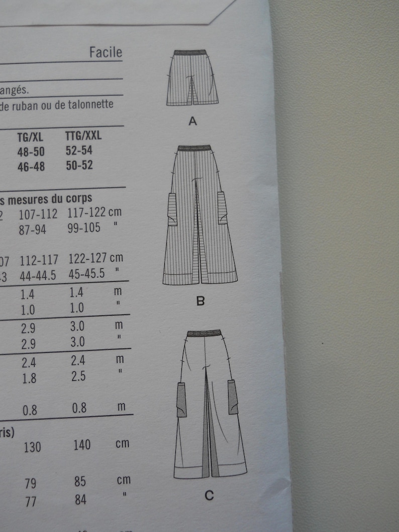 Easy, Wide Leg, Elastic Waist Pants Simplicity S9956 A (XS-XXL) New ...