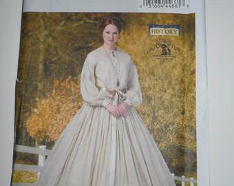 Simplicity Sewing Pattern 8411 1800's Gown Dress-costume Dress Size 6 ...