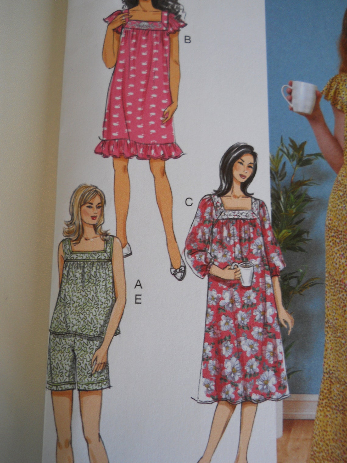 2022 Easy Peasant Pajamas Butterick B6883 Y XS-S-M or Plus - Etsy