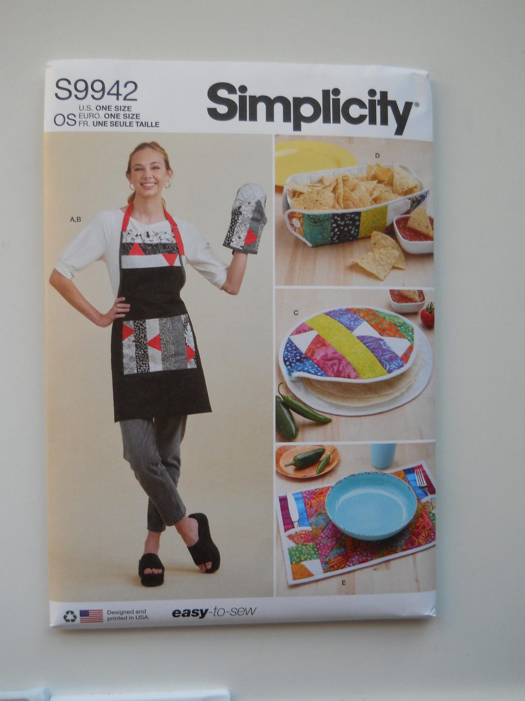 Easy Stitch & Flip Quilted Apron, Basket, Tortilla Warmer, Placemat ...