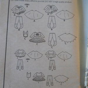 Newborn to 18M DC Comics Costumes Simplicity 8193 A (XXS to L) Uncut ...