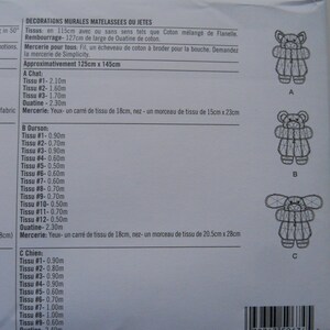 2022 Dog, Bear, Cat Rag Quilt Simplicity S9674 New Sewing Pattern ...