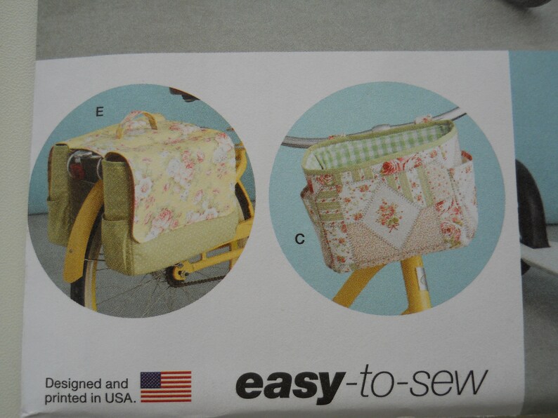 Easy to Sew Bike & Scooter Bags and Panniers Simplicity S9804 OS ...