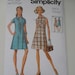 Re-print 1960's Double Breasted Dress Simplicity S9466 H5 (6-14) or U5 ...