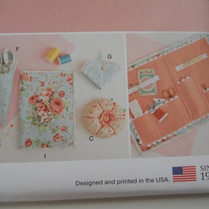 Bling up Your Sewing Space Simplicity S9404 New Sewing Pattern, Wall ...