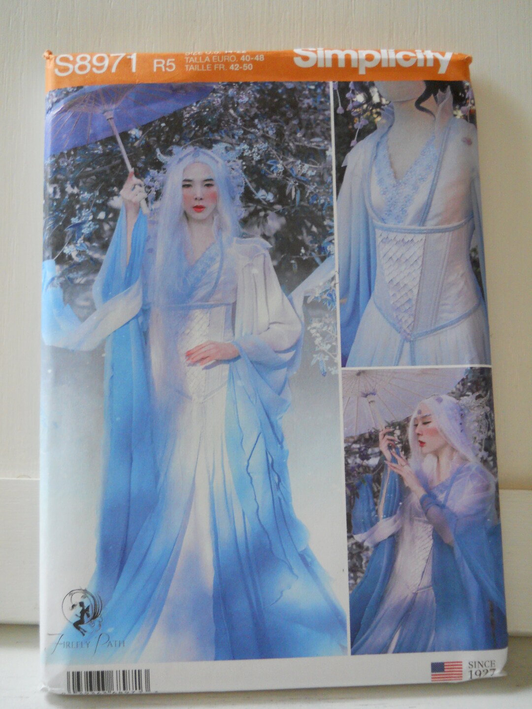 Snow Ice Princess Kimono Simplicity S8971 H5 (6-14) OR R5 (14-22 ...