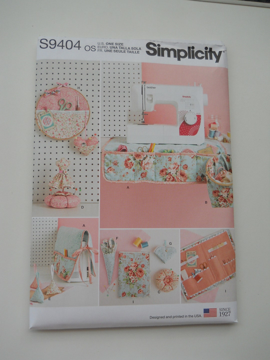 Bling up Your Sewing Space Simplicity S9404 New Sewing Pattern, Wall ...