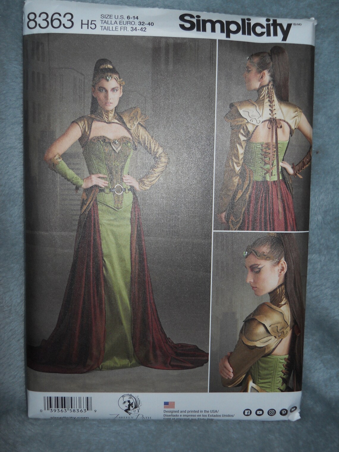 Fantasy Cosplay Simplicity 8363 Firefly Path Costume Sewing | Etsy