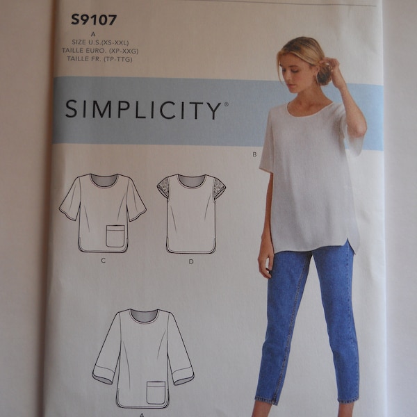 Simplicity Sewing Pattern Blouse - Etsy