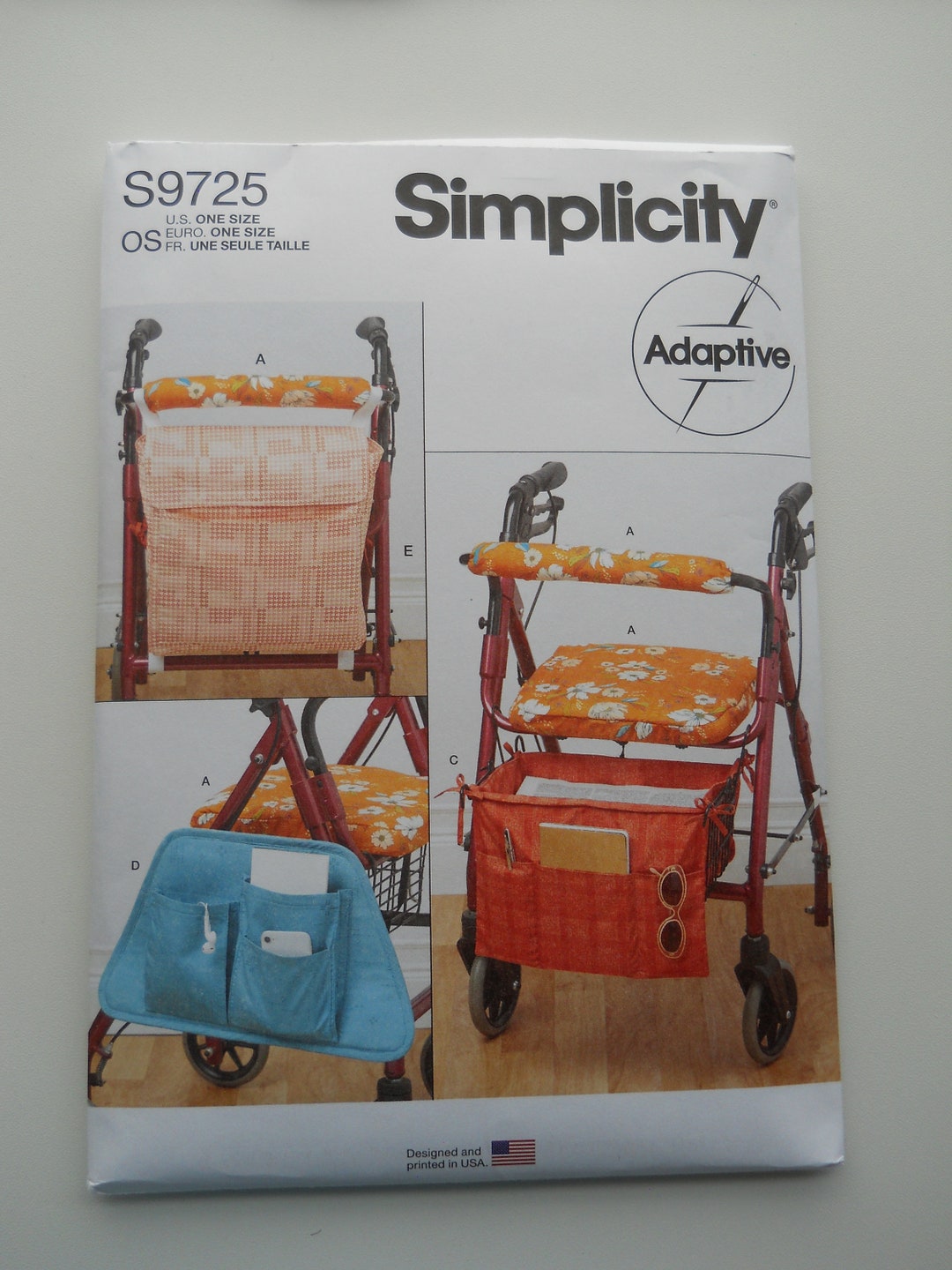 Customized Walker Bags & Accessories Simplicity S9725 New Sewing ...
