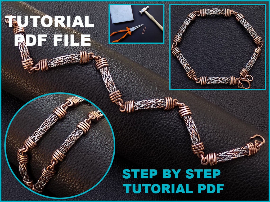 PDF Files Instant Download Braided Wire Wrapped Chain Links - Etsy