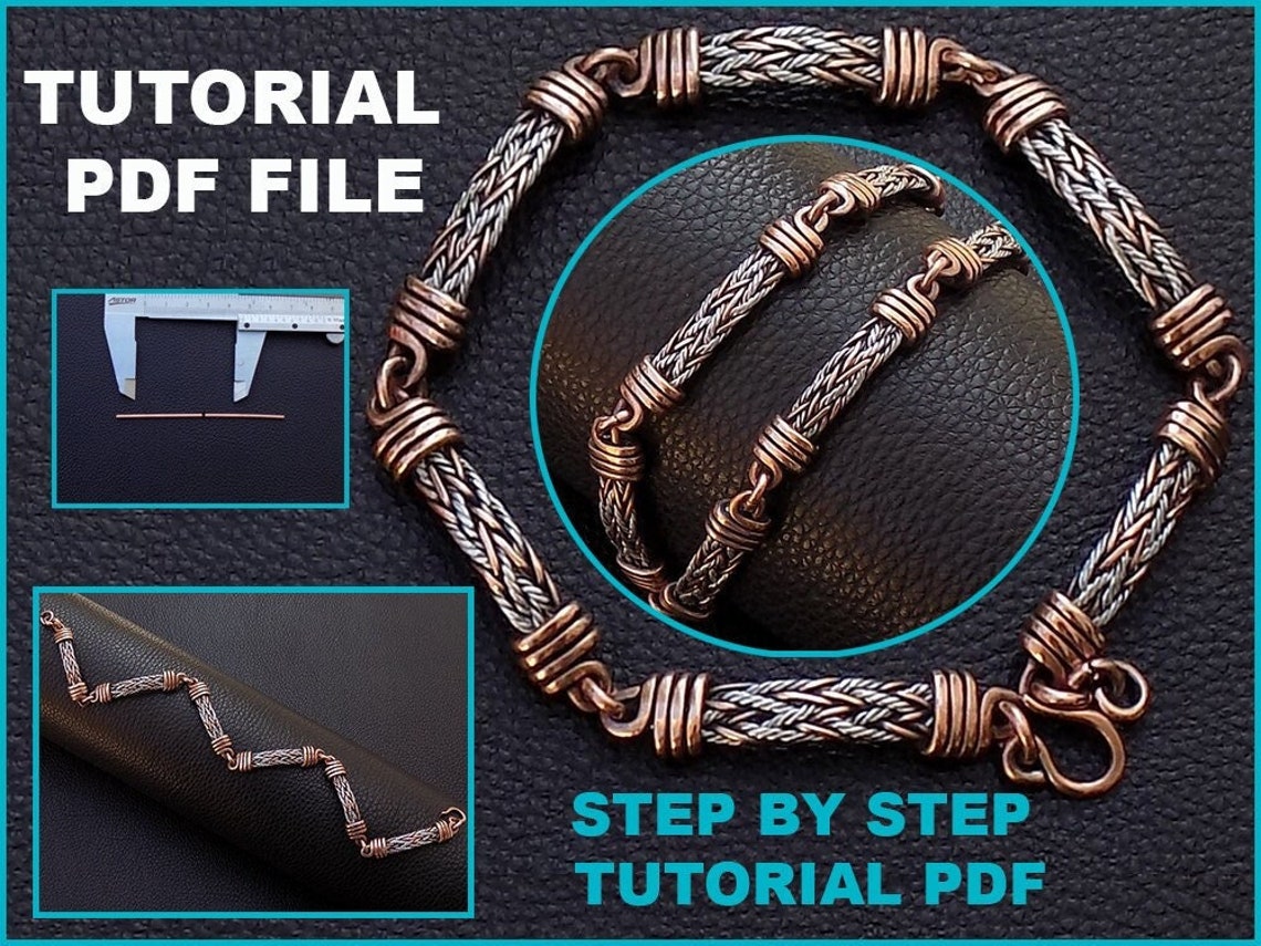 PDF Files Instant Download Braided Wire Wrapped Chain Links - Etsy