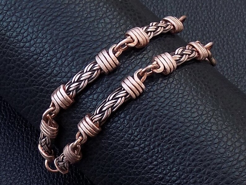 PDF Files Instant Download Braided Wire Wrapped Chain Links Bracelet ...