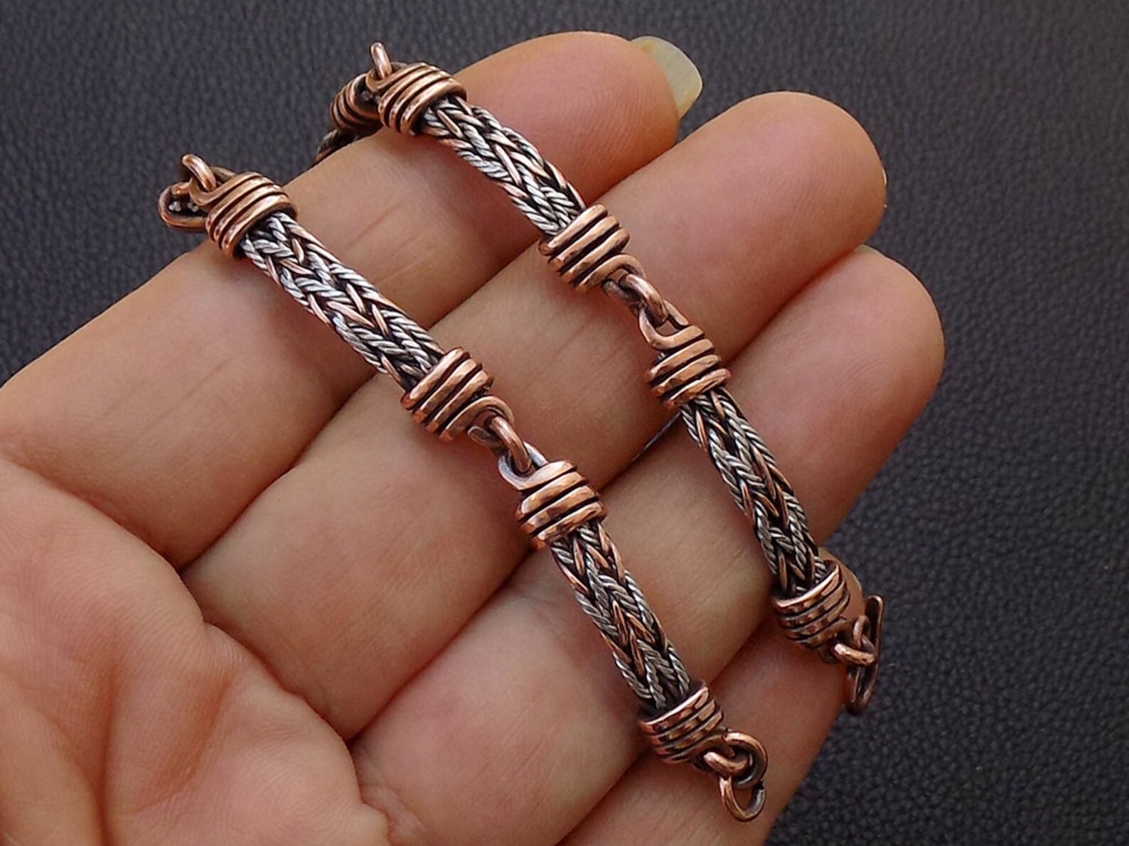 PDF Files Instant Download Braided Wire Wrapped Chain Links - Etsy