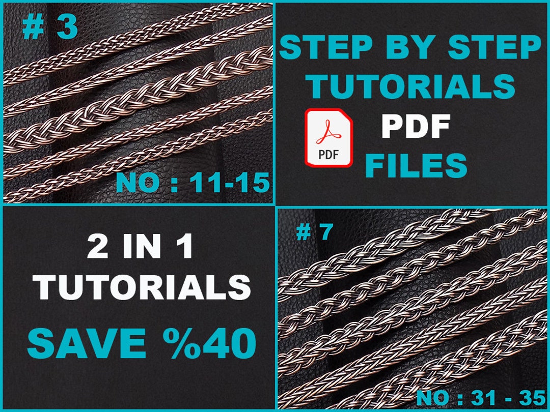 PDF Files Instant Download Wire Braiding Techniques Tutorials How to ...