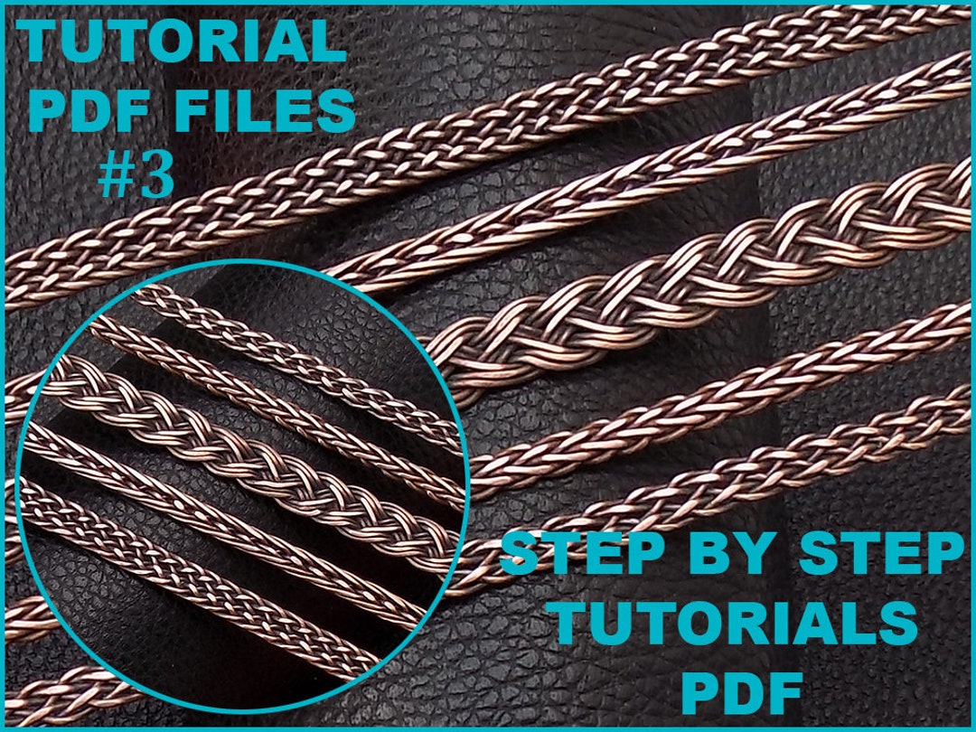 PDF Files Instant Download Wire Braiding Techniques Tutorials How to ...