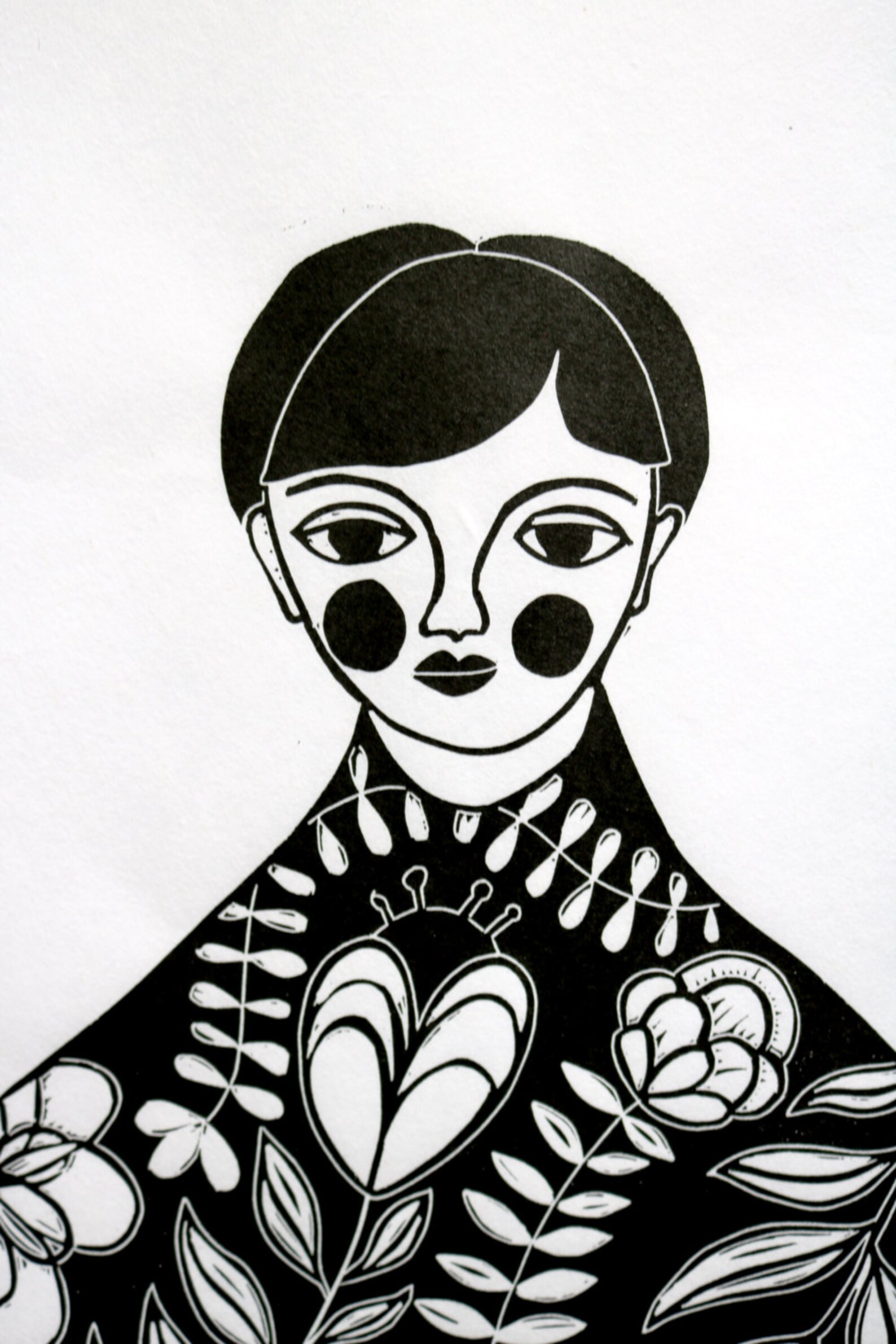 Ren Lino Print Original Handmade Relief Print Printmaking Made in ...