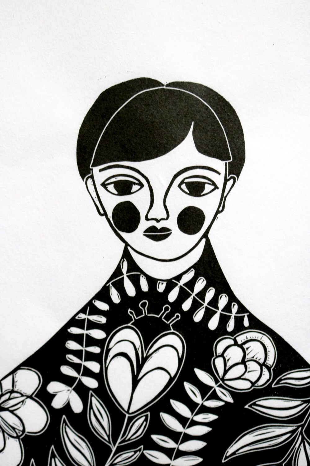 Ren Lino Print Original Handmade Relief Print Printmaking Made in ...