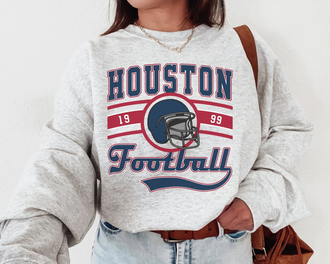 Houston Football Crewneck Texans Shirt Vintage Houston - Etsy