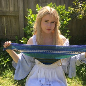 St Ives Scarf PATTERN ONLY - a Simple Handknit Pattern - Printed as an ...